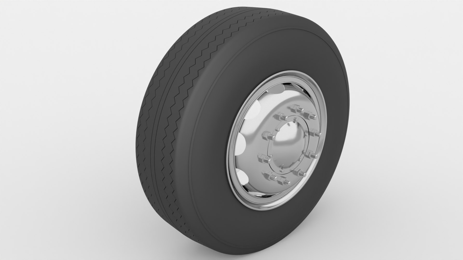 Truck Wheel 3D Model - TurboSquid 1851574
