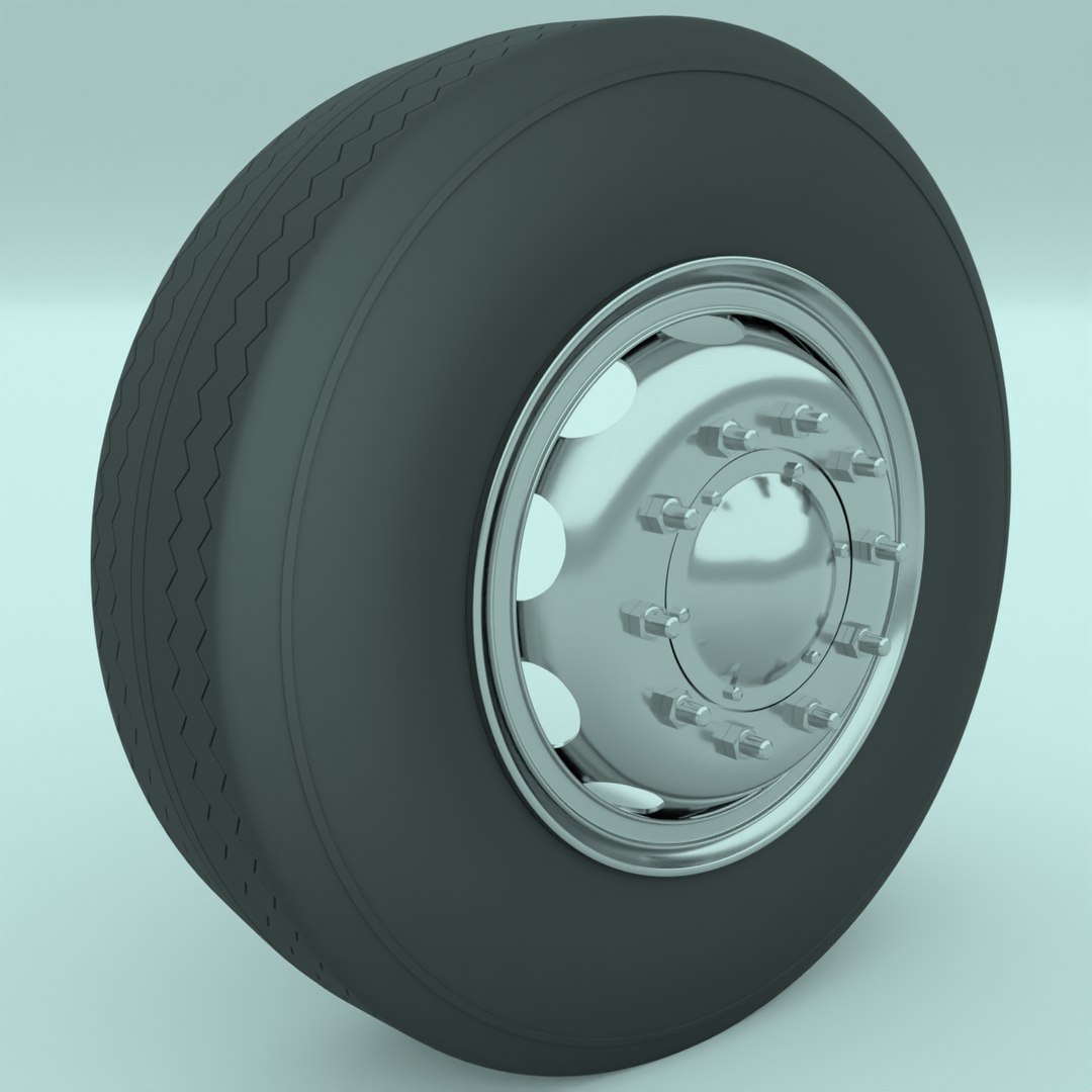 Truck Wheel 3D Model - TurboSquid 1851574