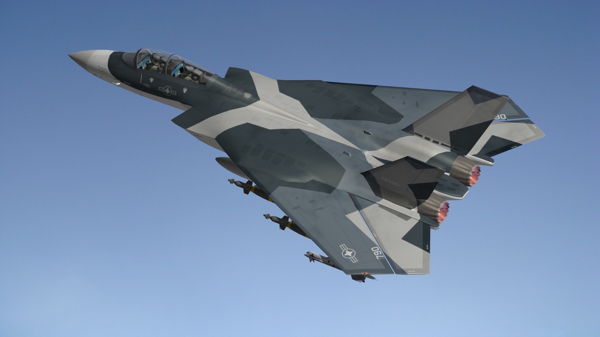 3D Fictional Fighter Jet Camo - TurboSquid 2111779