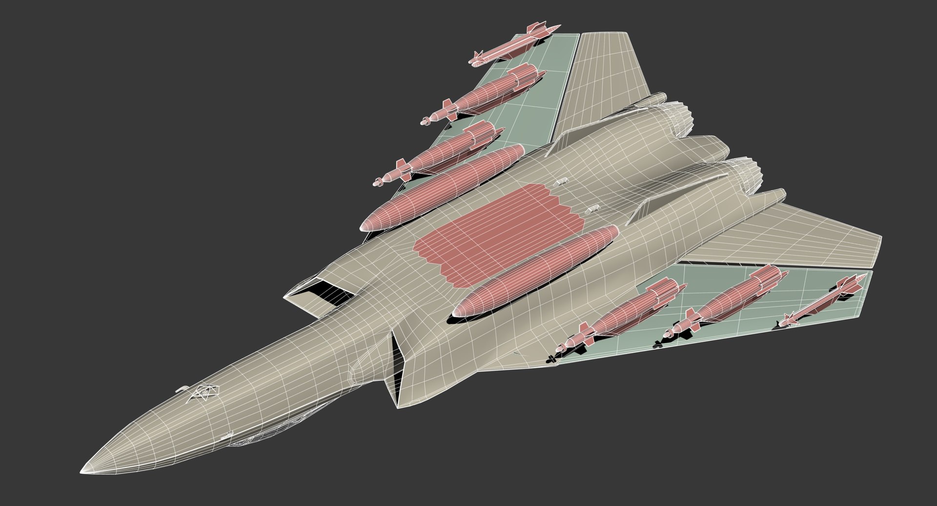 3D Fictional Fighter Jet Camo - TurboSquid 2111779