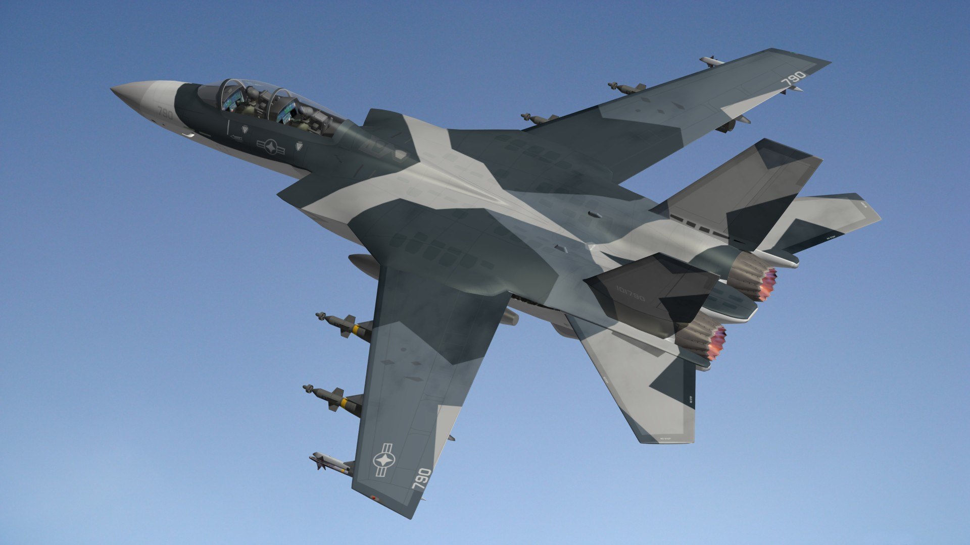 3D Fictional Fighter Jet Camo - TurboSquid 2111779