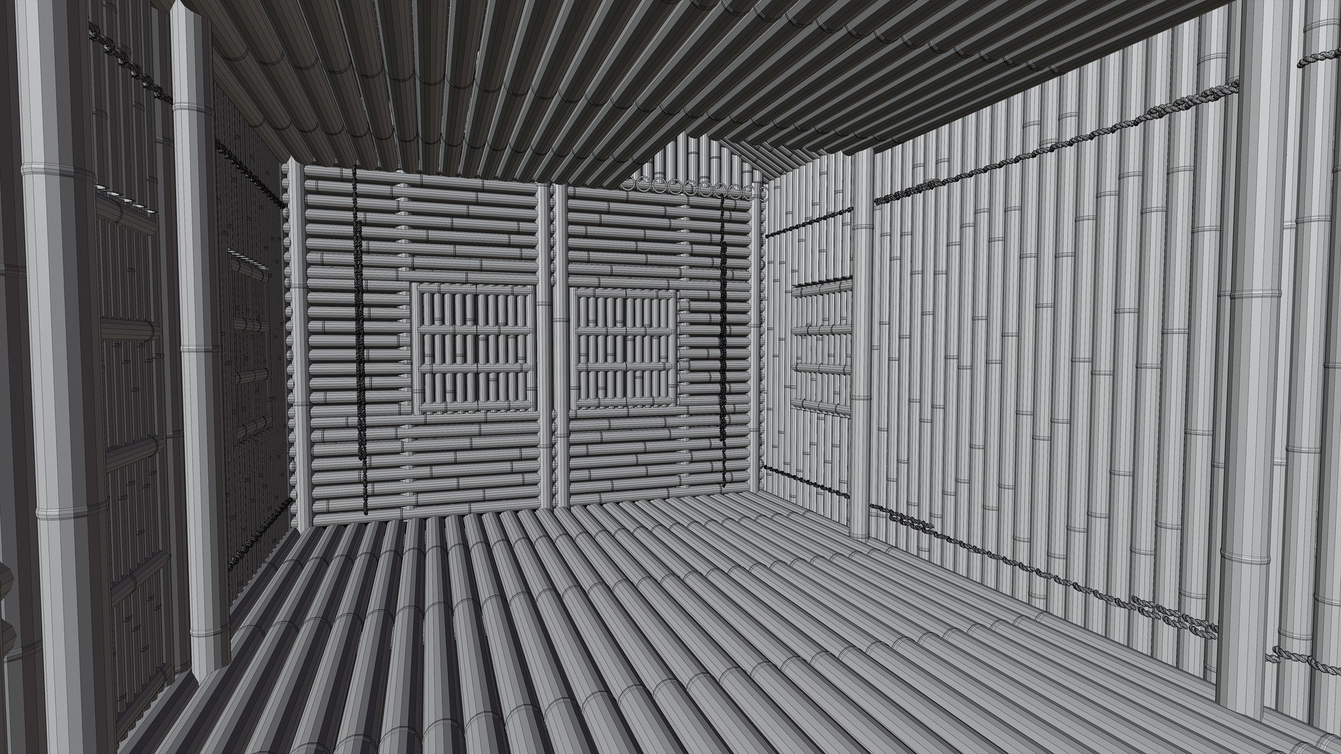 3D Bamboo House 1 - Jungle Hut - TurboSquid 2336879