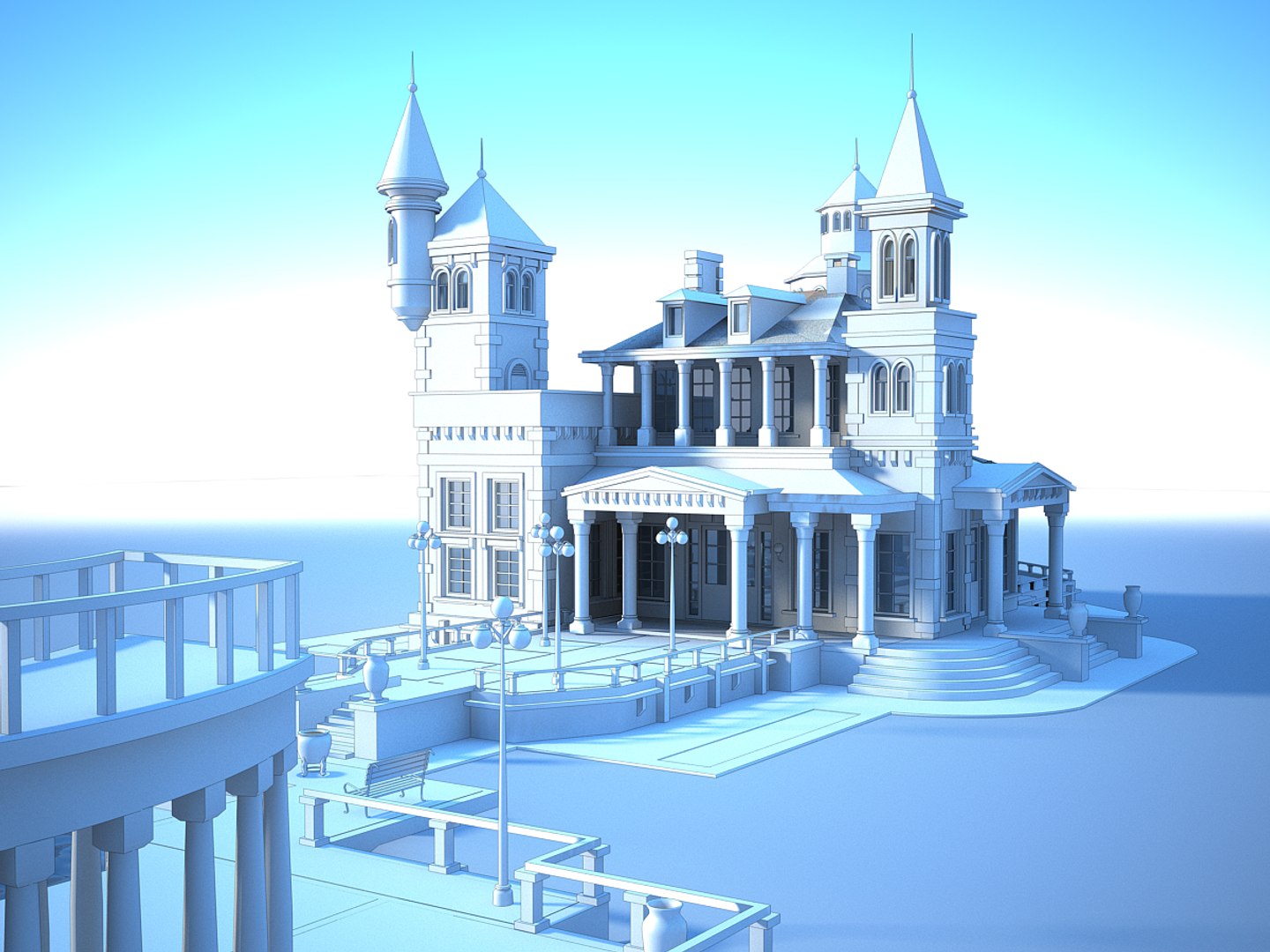Generic White 3D Model - TurboSquid 1407412