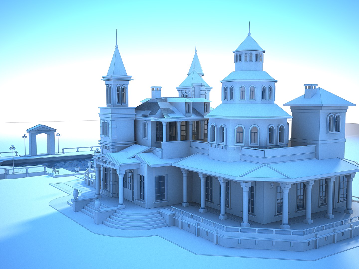 Generic White 3D Model - TurboSquid 1407412
