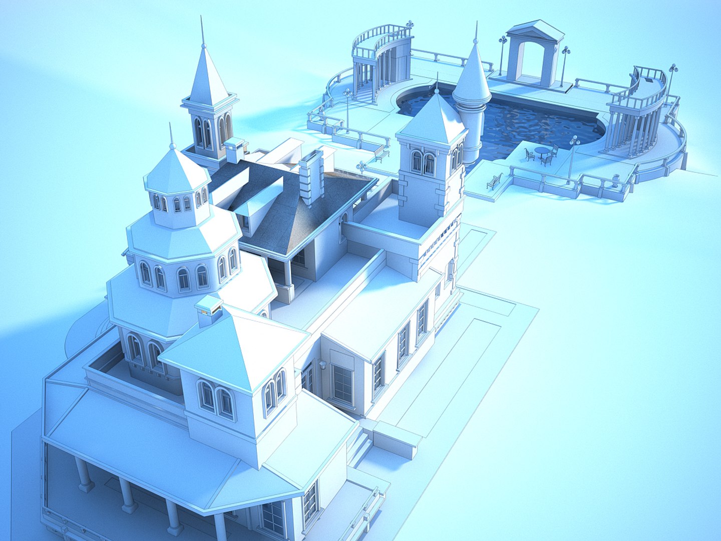 Generic White 3D Model - TurboSquid 1407412