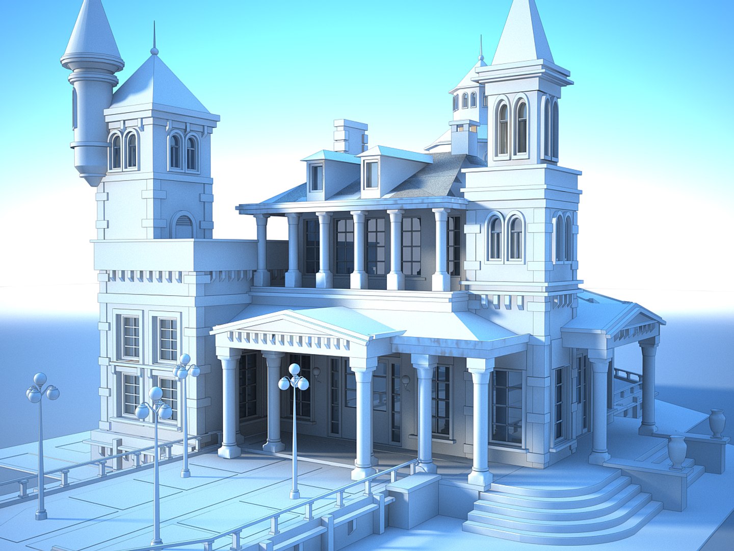 Generic White 3D Model - TurboSquid 1407412