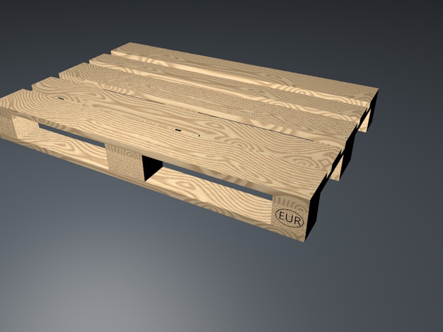 3d model eur palette