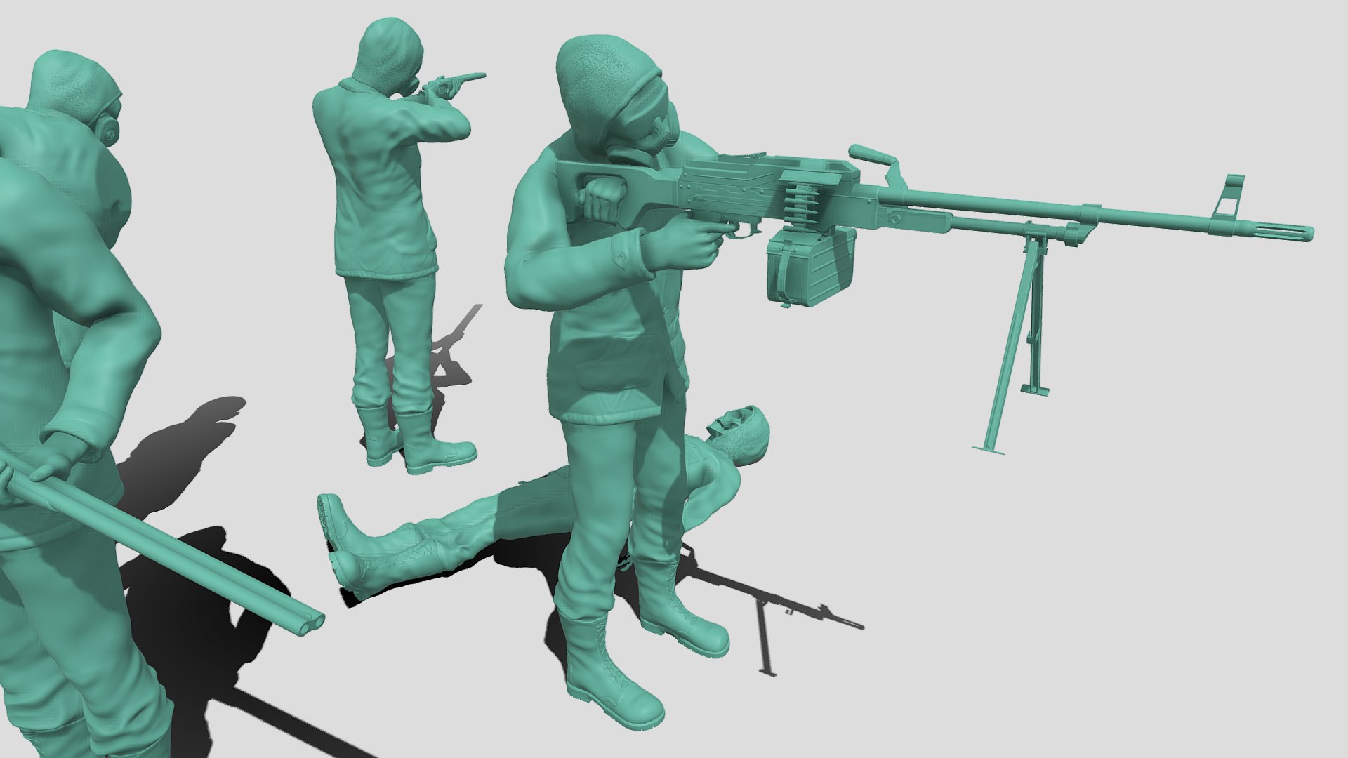 3D Stalker Soldiers Model - TurboSquid 2258387