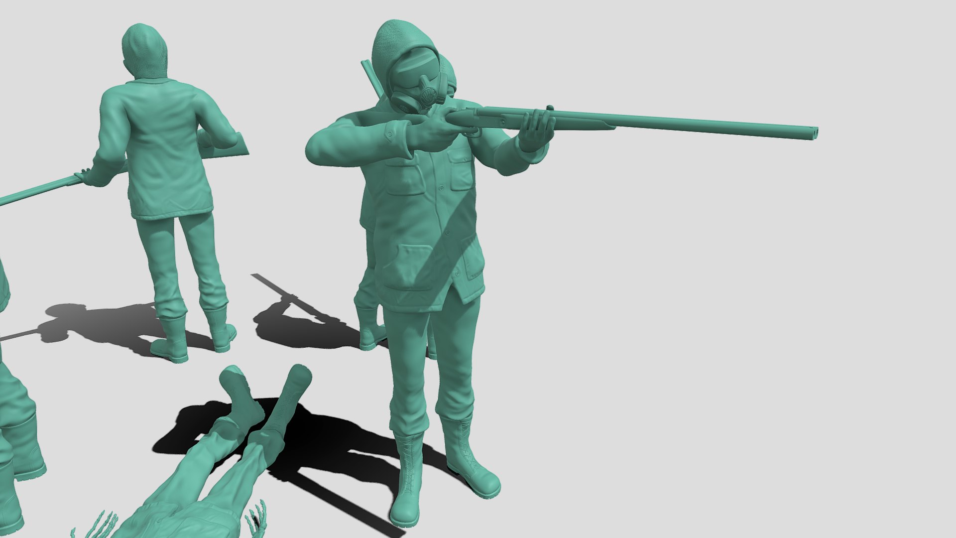 3D Stalker Soldiers Model - TurboSquid 2258387