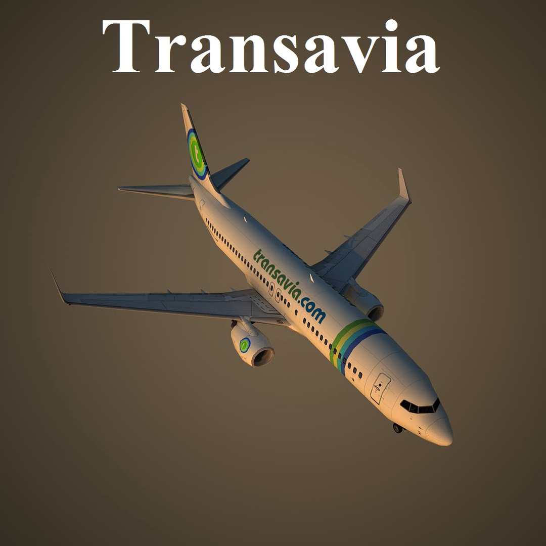 Boeing 737-800 Tra 3d Model
