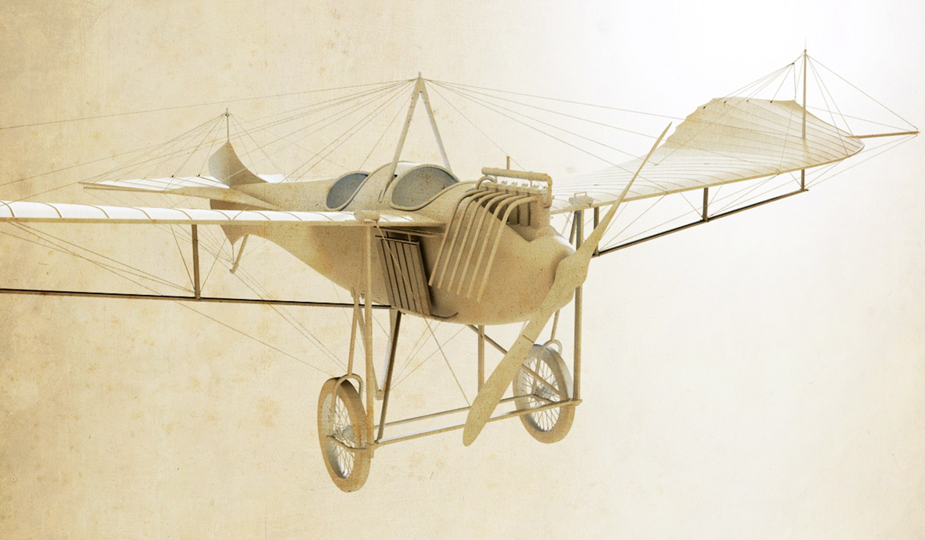 Taube Airplane 3d X