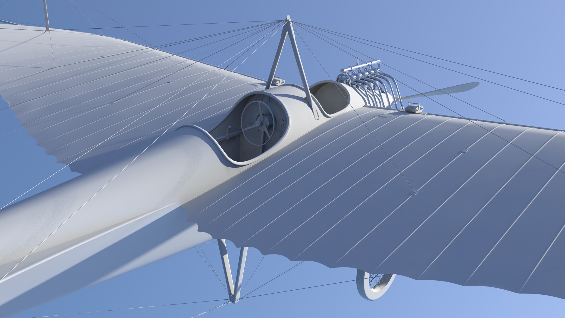 Taube Airplane 3d X