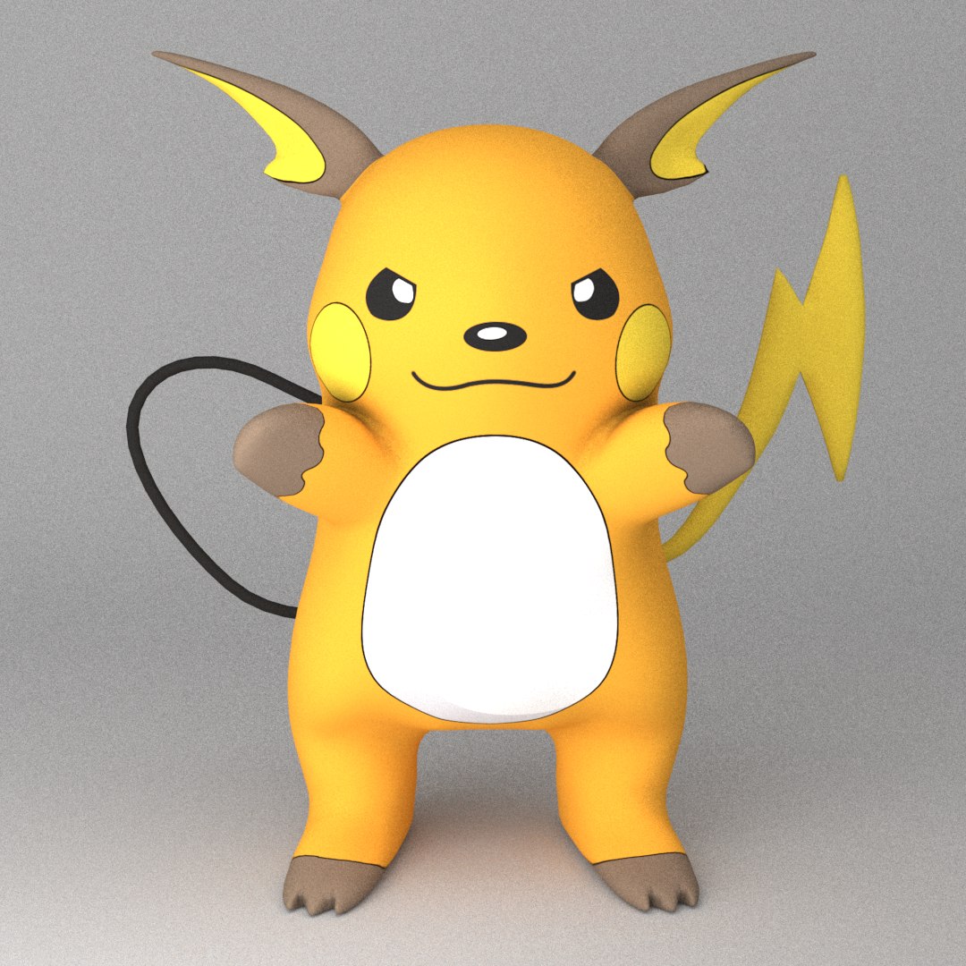 3D модель Райчу - TurboSquid 1707847
