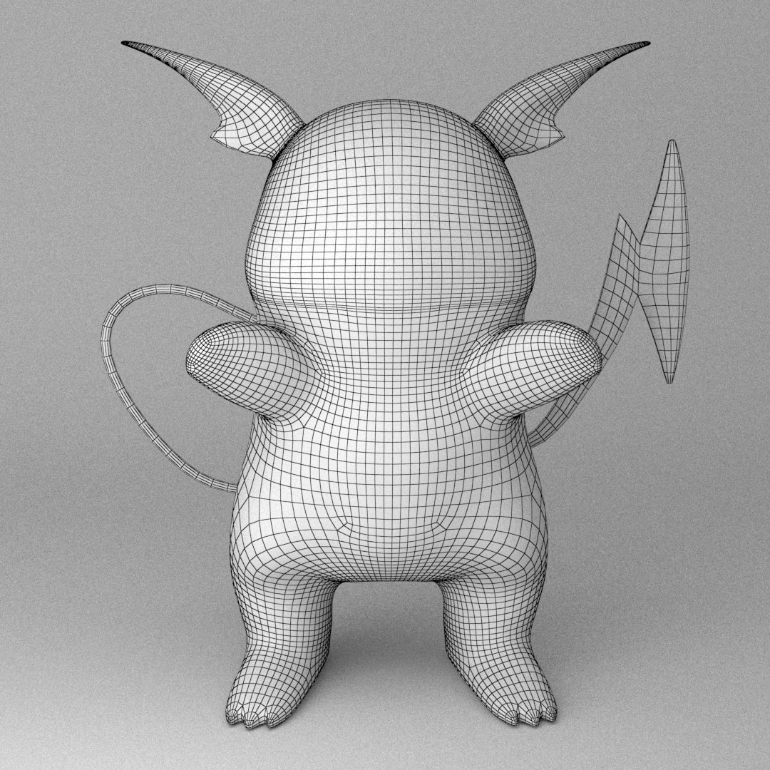 3D Model Raichu - TurboSquid 1707847