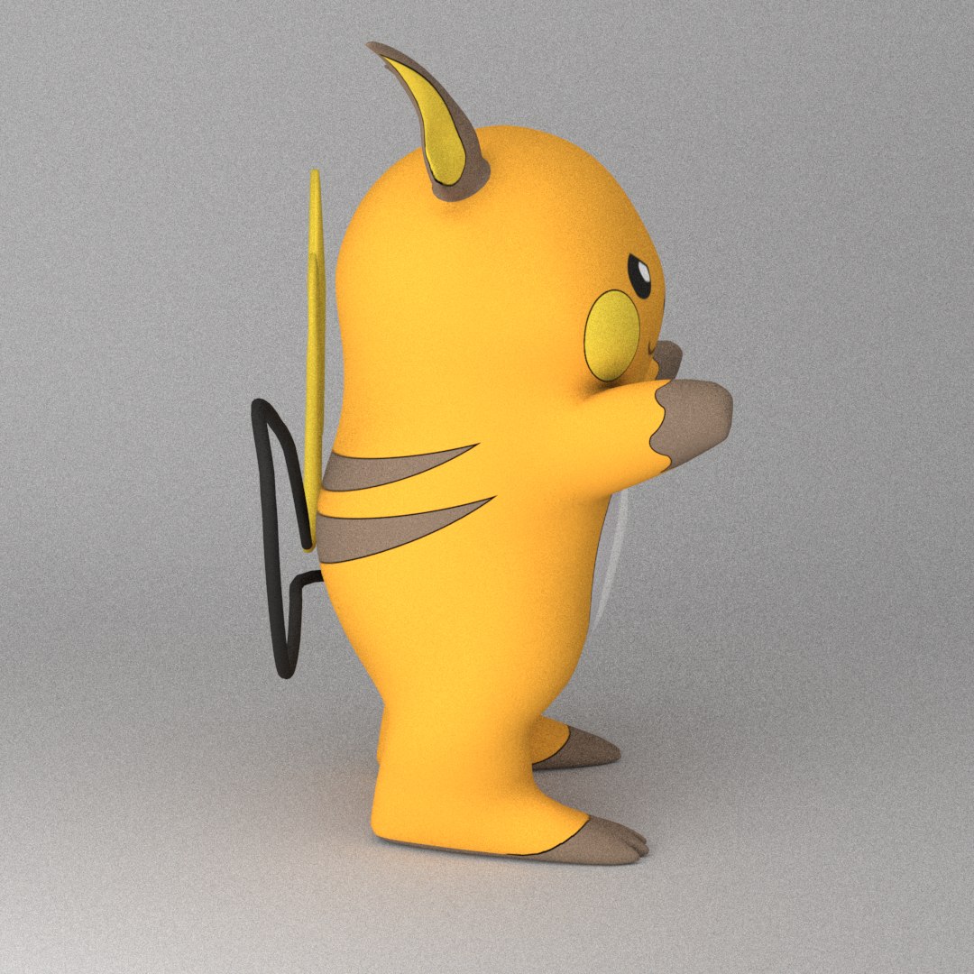 3D Model Raichu - TurboSquid 1707847