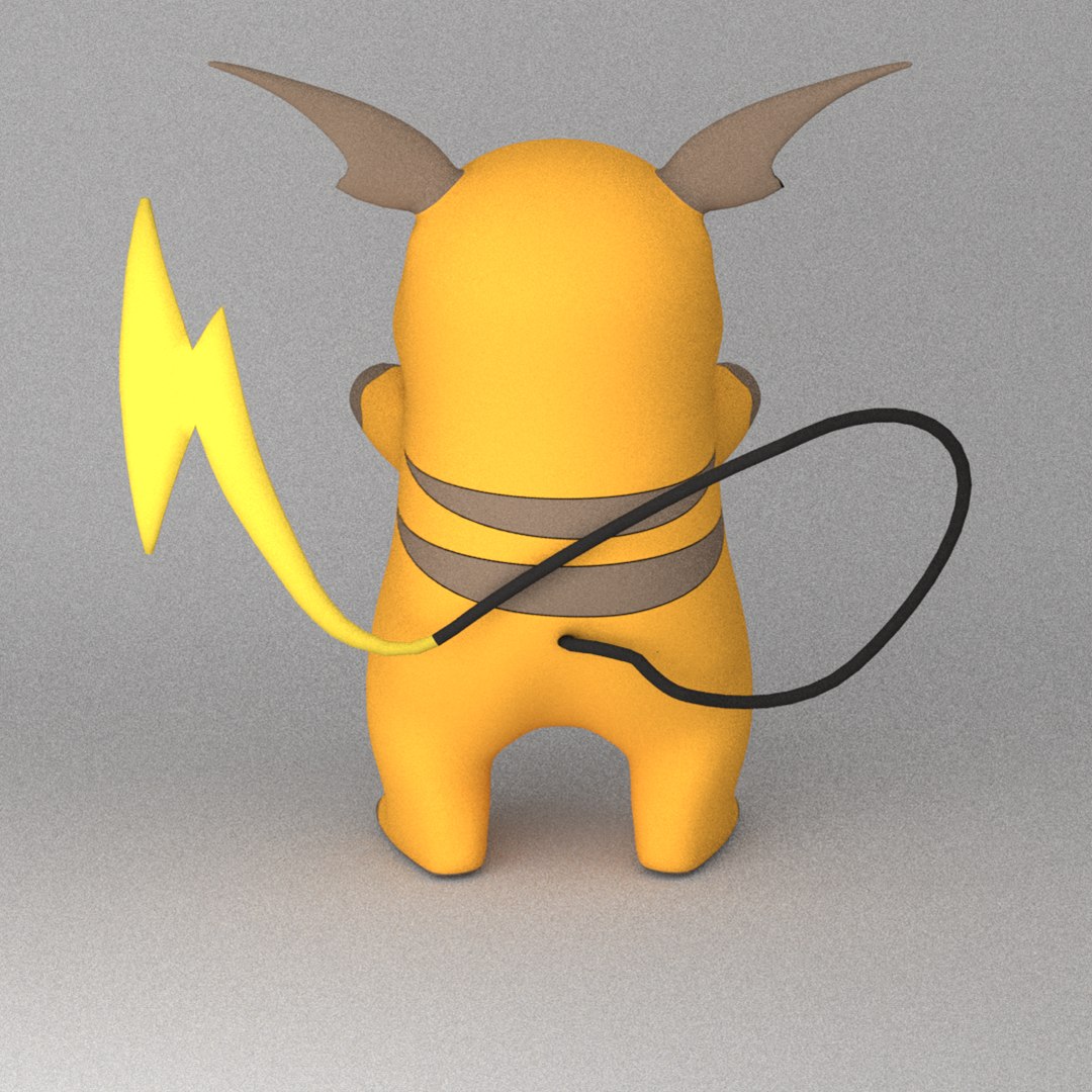 3D Model Raichu - TurboSquid 1707847