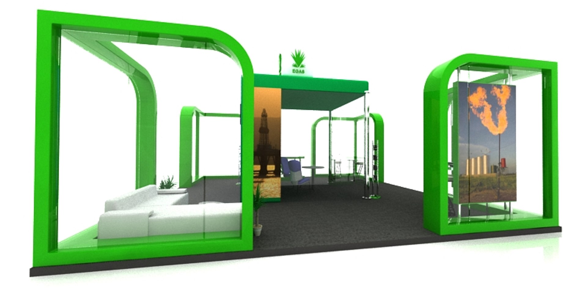 3d Model Booth