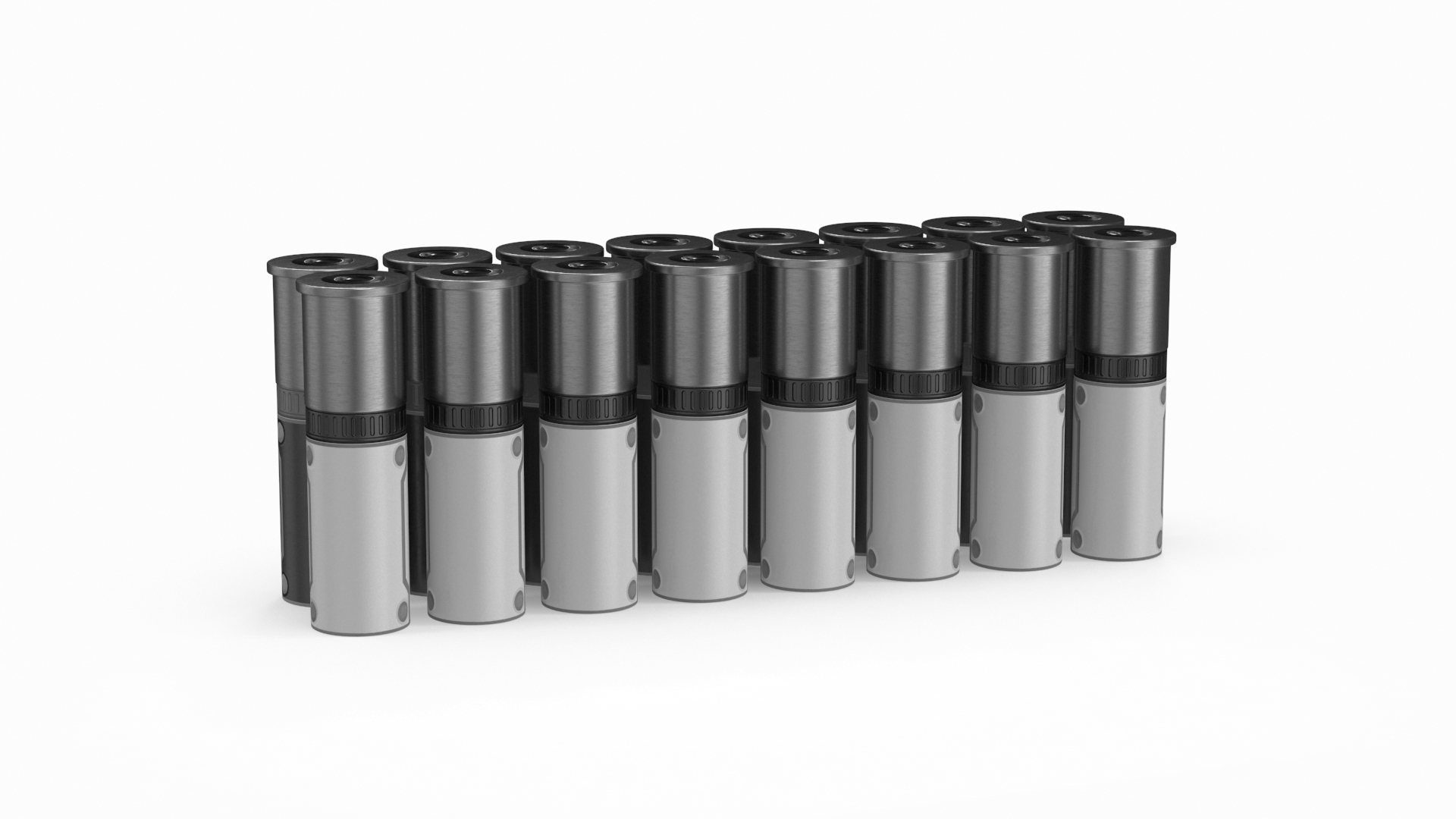 Set Of Futuristic Rifle Cartridges 3D Model - TurboSquid 2194832