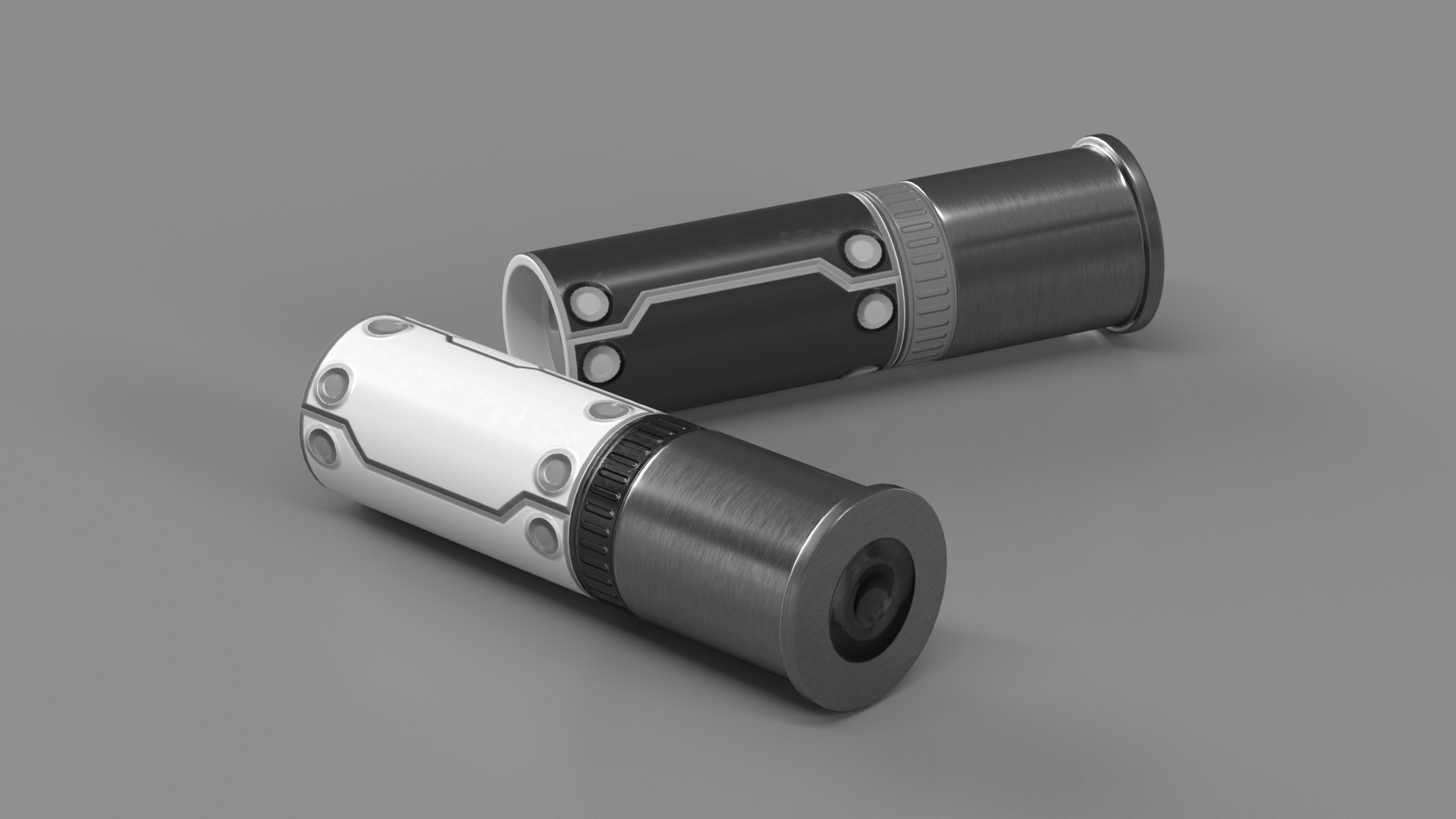 Set Of Futuristic Rifle Cartridges 3D Model - TurboSquid 2194832
