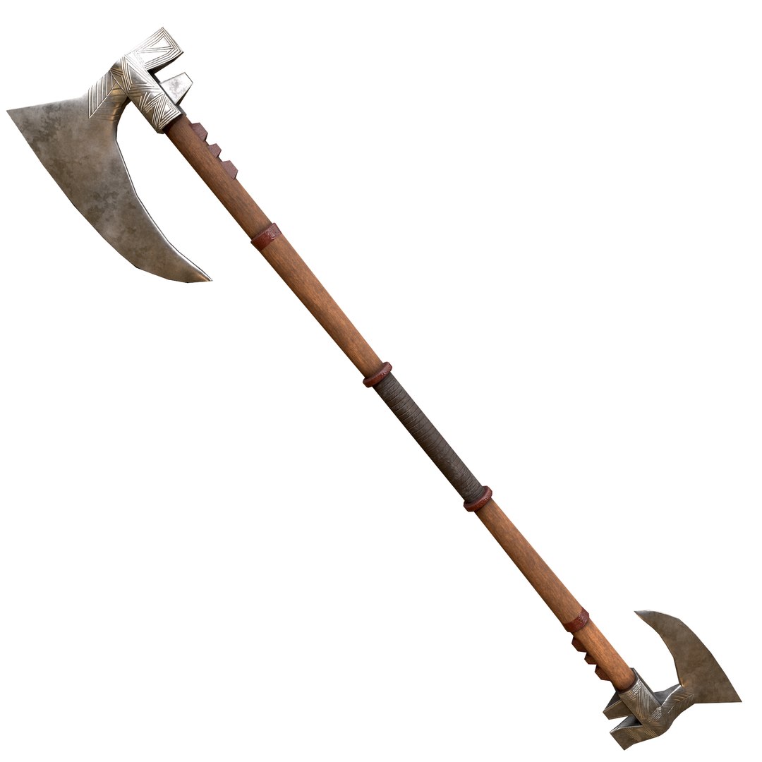 Glaive Axe Game Ready 3D Model - TurboSquid 1876585