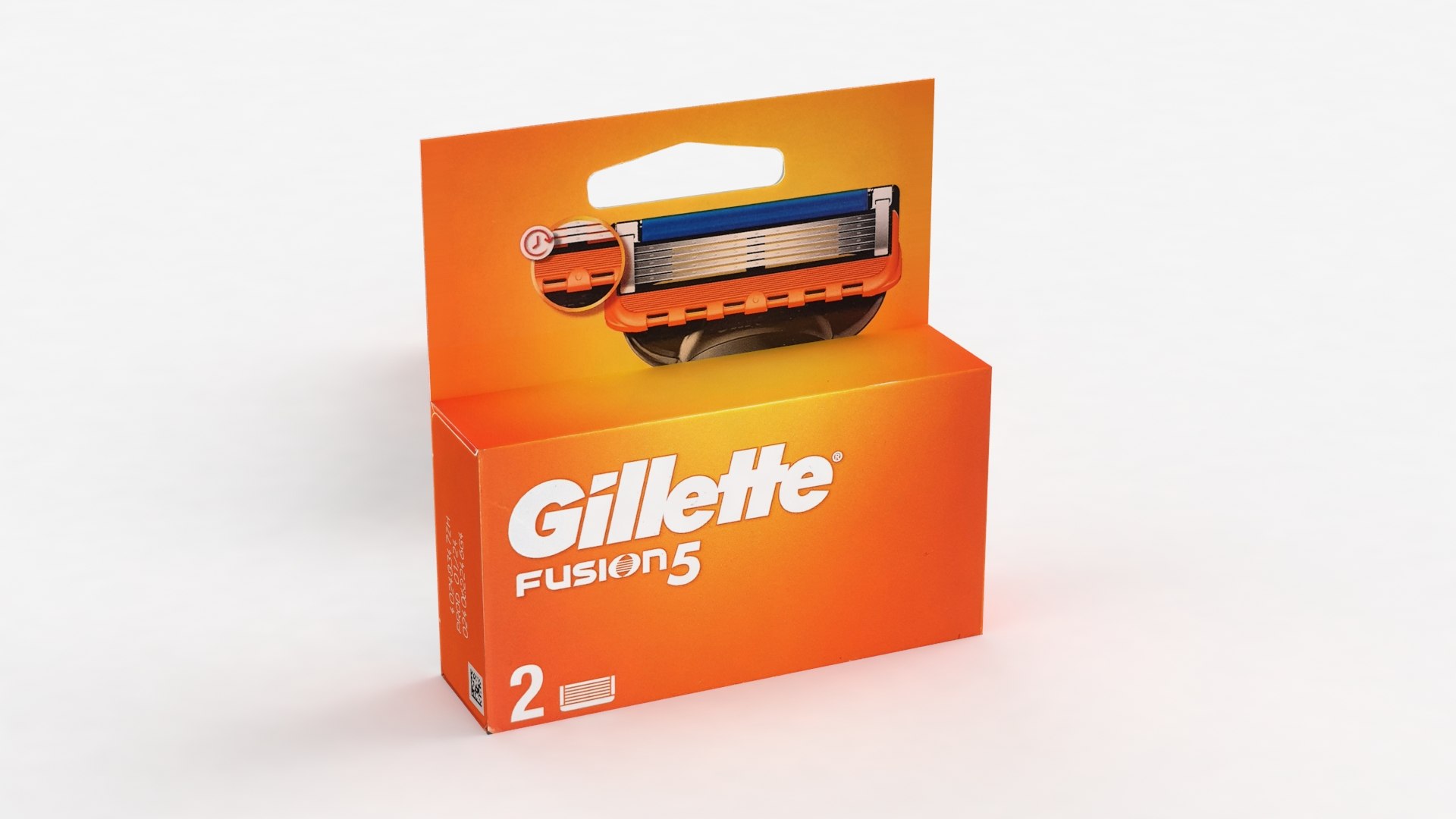 Gillette Fusion 5 2pcs Package Box 2024 Model - TurboSquid 2215996
