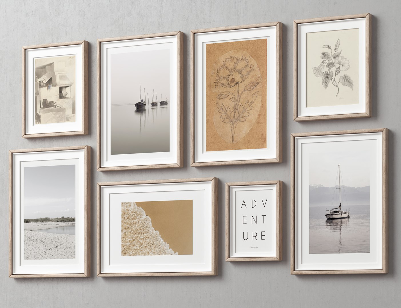 3D Picture Frames Set-437 - TurboSquid 2095890