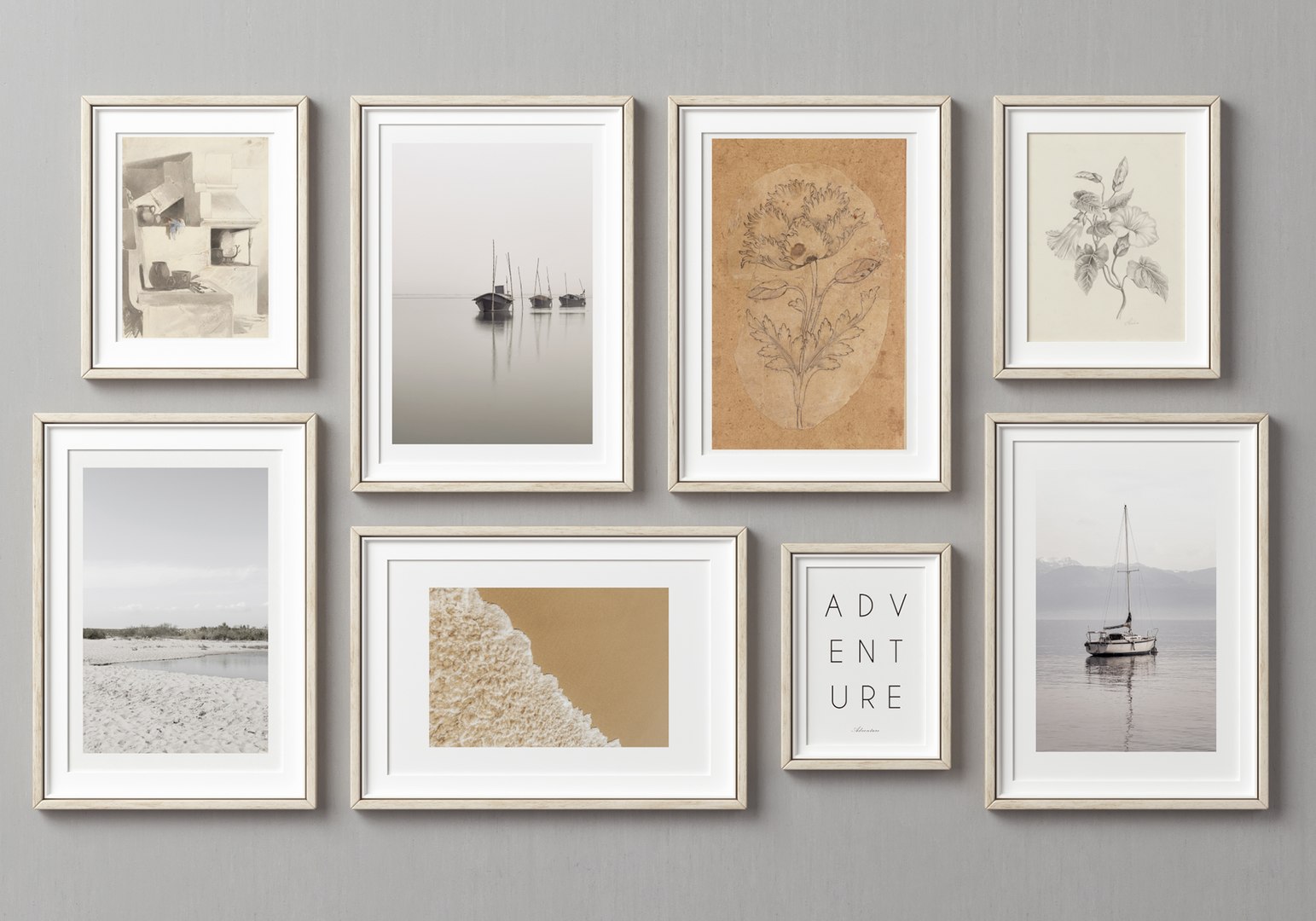 3D Picture Frames Set-437 - TurboSquid 2095890