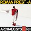 3d Roman Priest Flamen Set Model