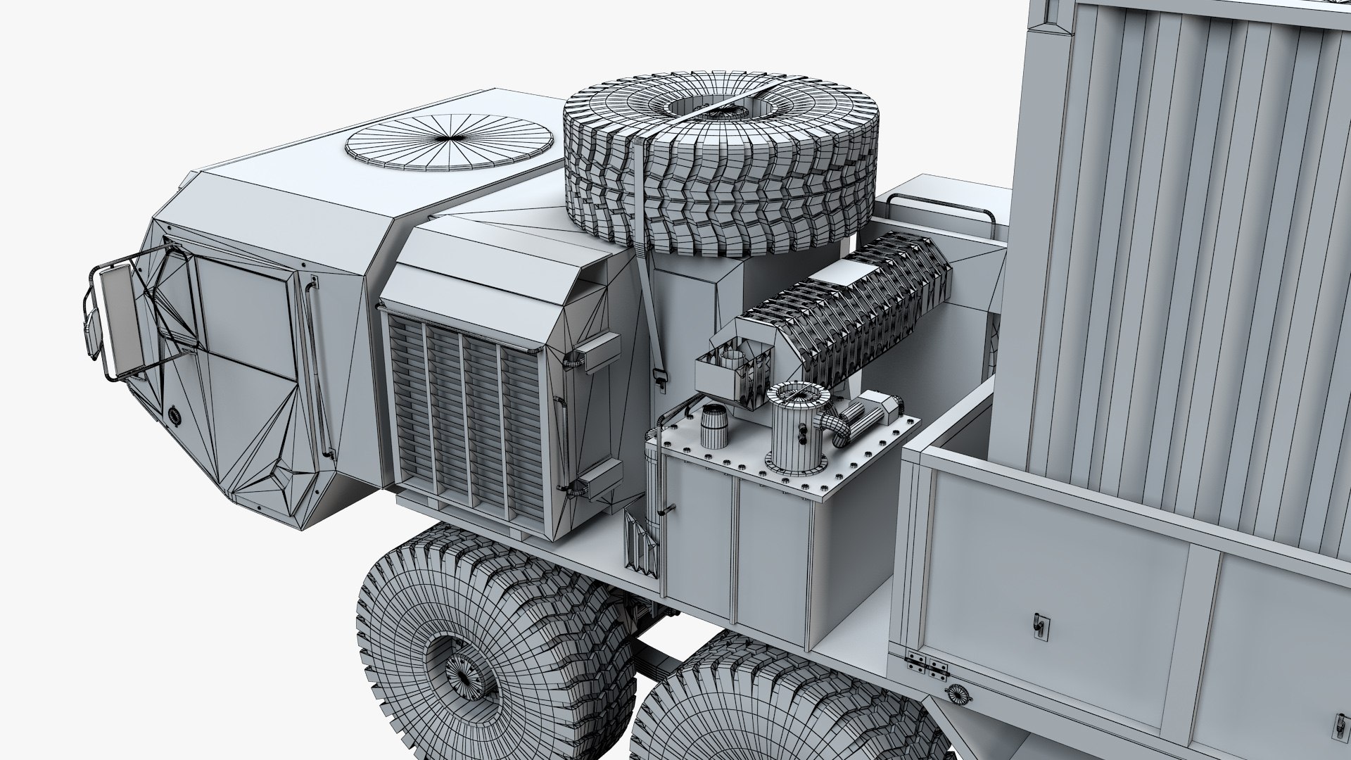 3D HEMTT Heavy Mobility Tactical Cargo Truck With Container ...