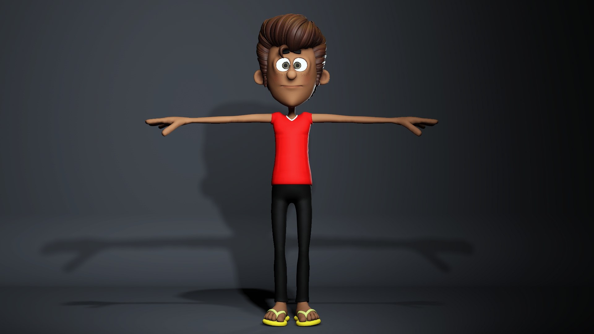 Funny Cartoon Model Base Mesh 3D - TurboSquid 2287599