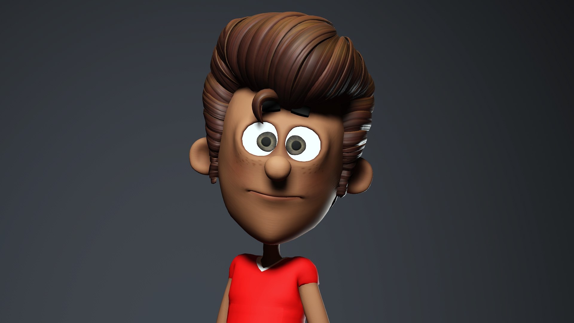 Funny Cartoon Model Base Mesh 3D - TurboSquid 2287599