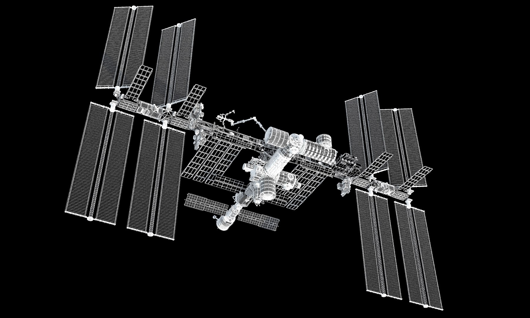 3D iss international space station model - TurboSquid 1402743
