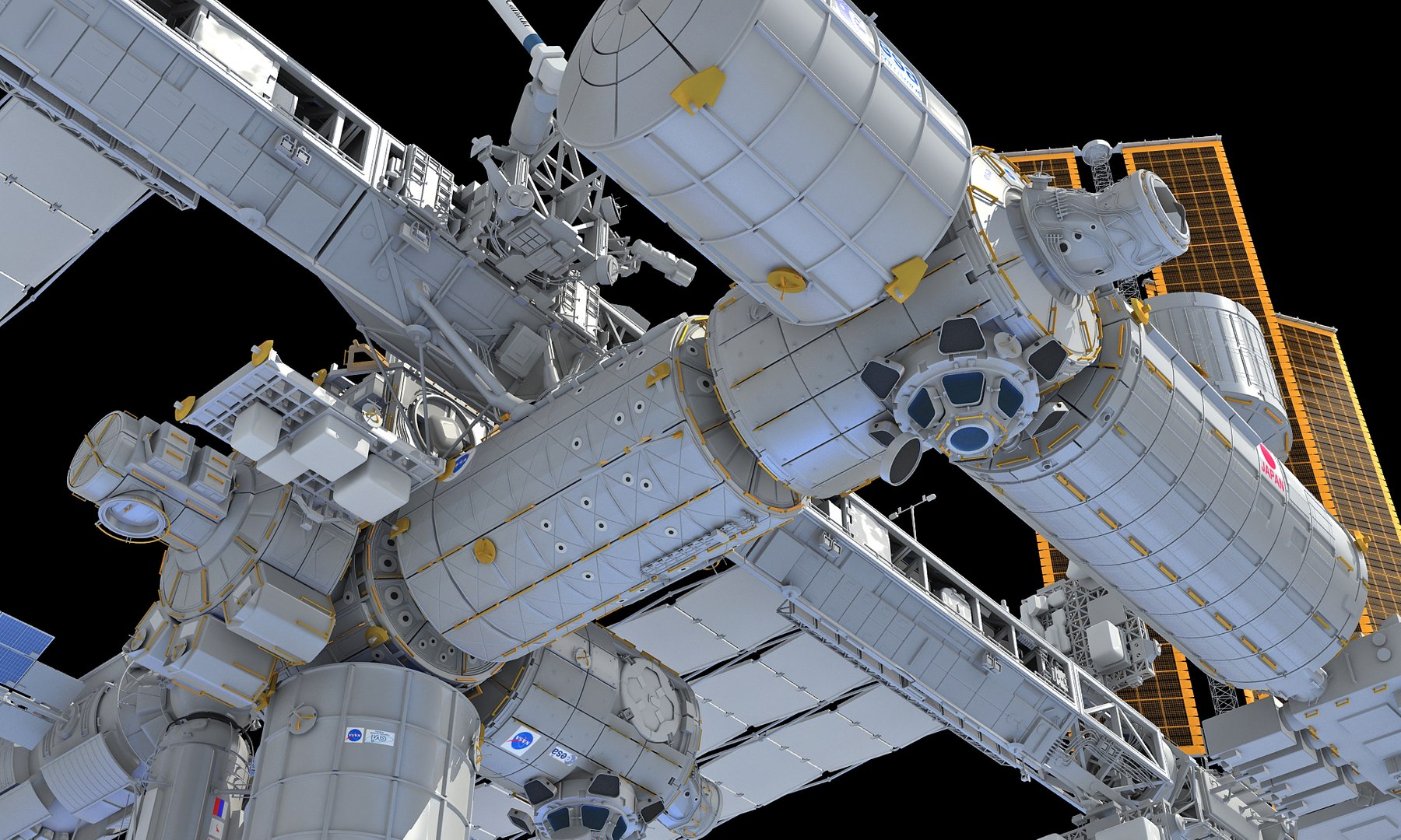 3D iss international space station model - TurboSquid 1402743