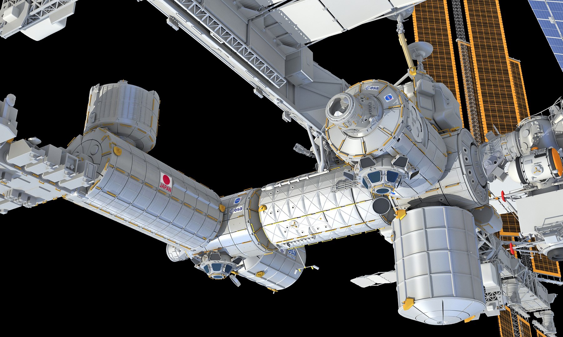 3D iss international space station model - TurboSquid 1402743