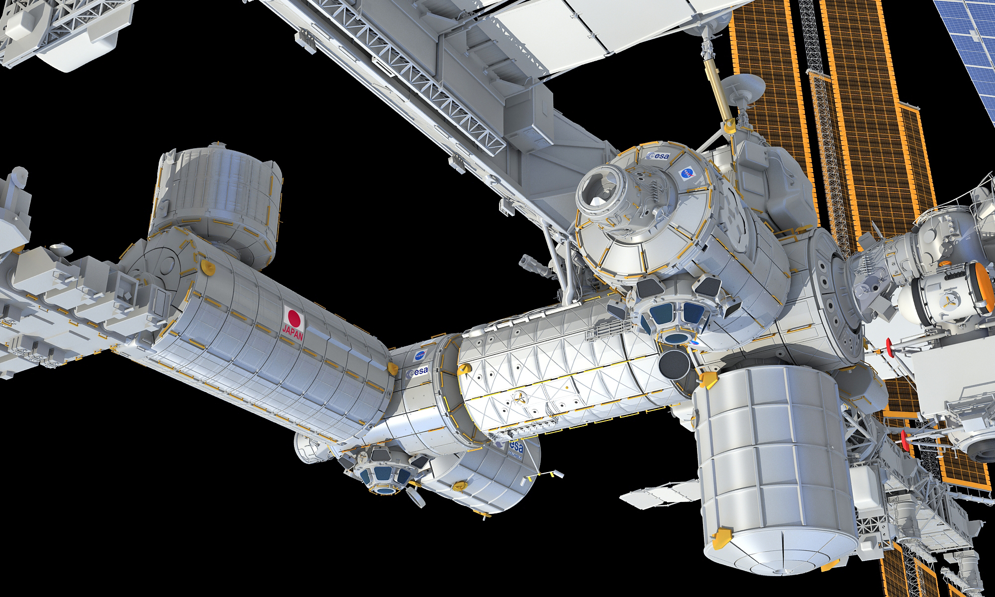 3D iss international space station model - TurboSquid 1402743
