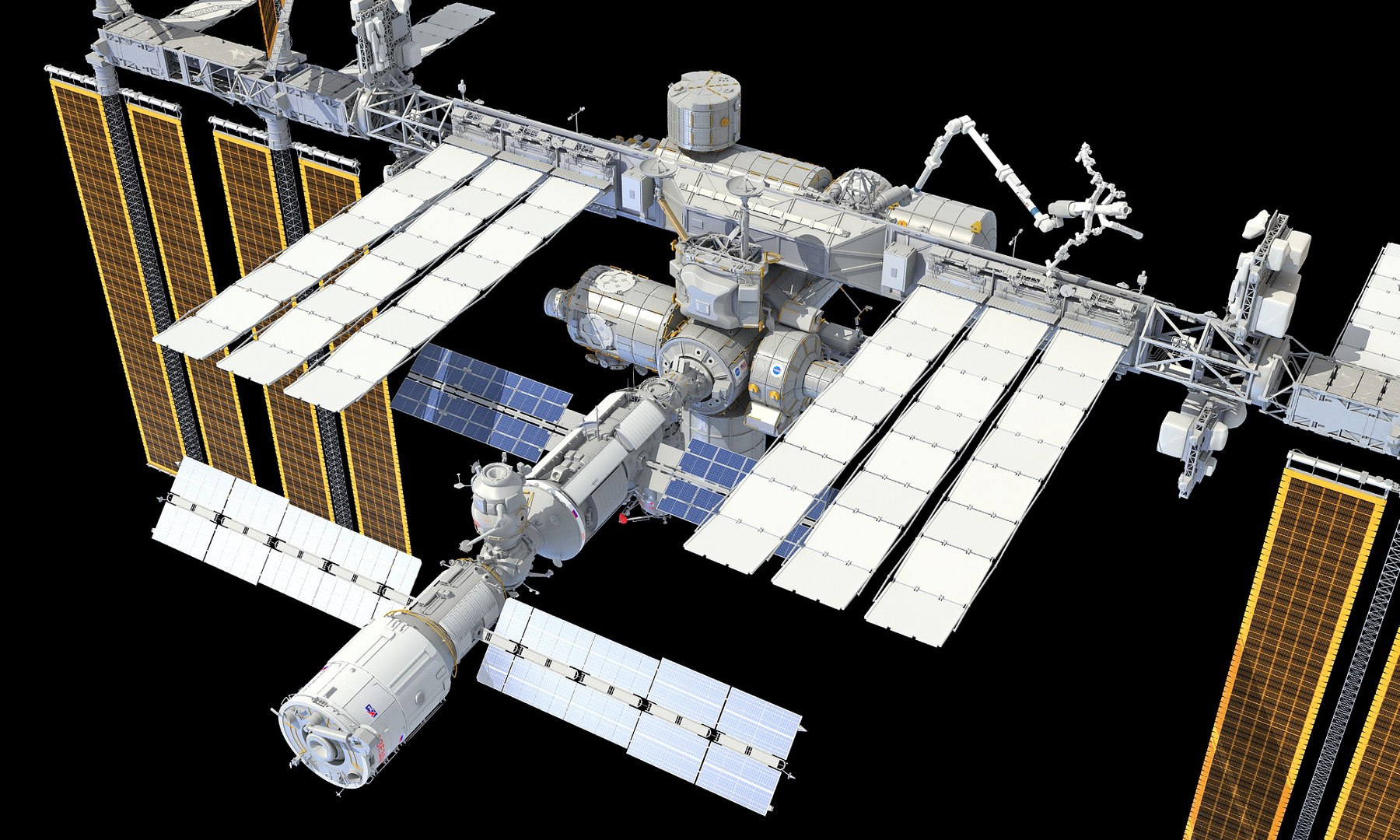 3D iss international space station model - TurboSquid 1402743