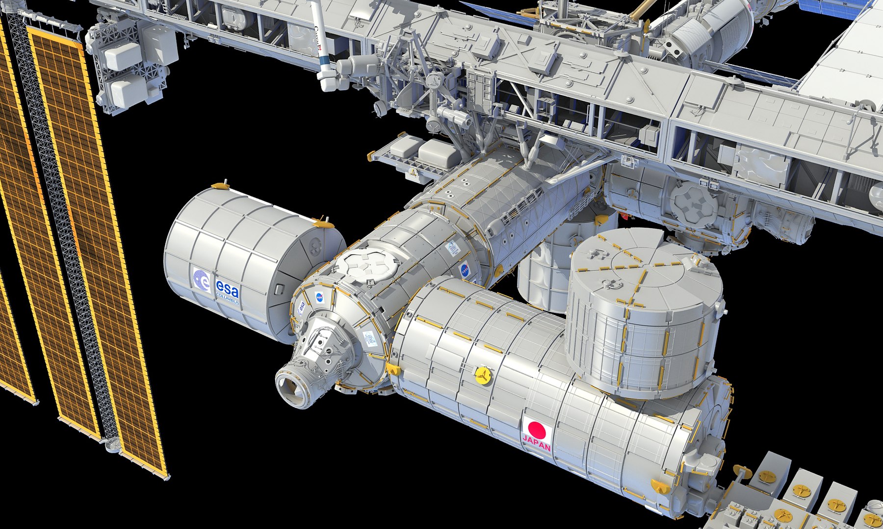 3D iss international space station model - TurboSquid 1402743