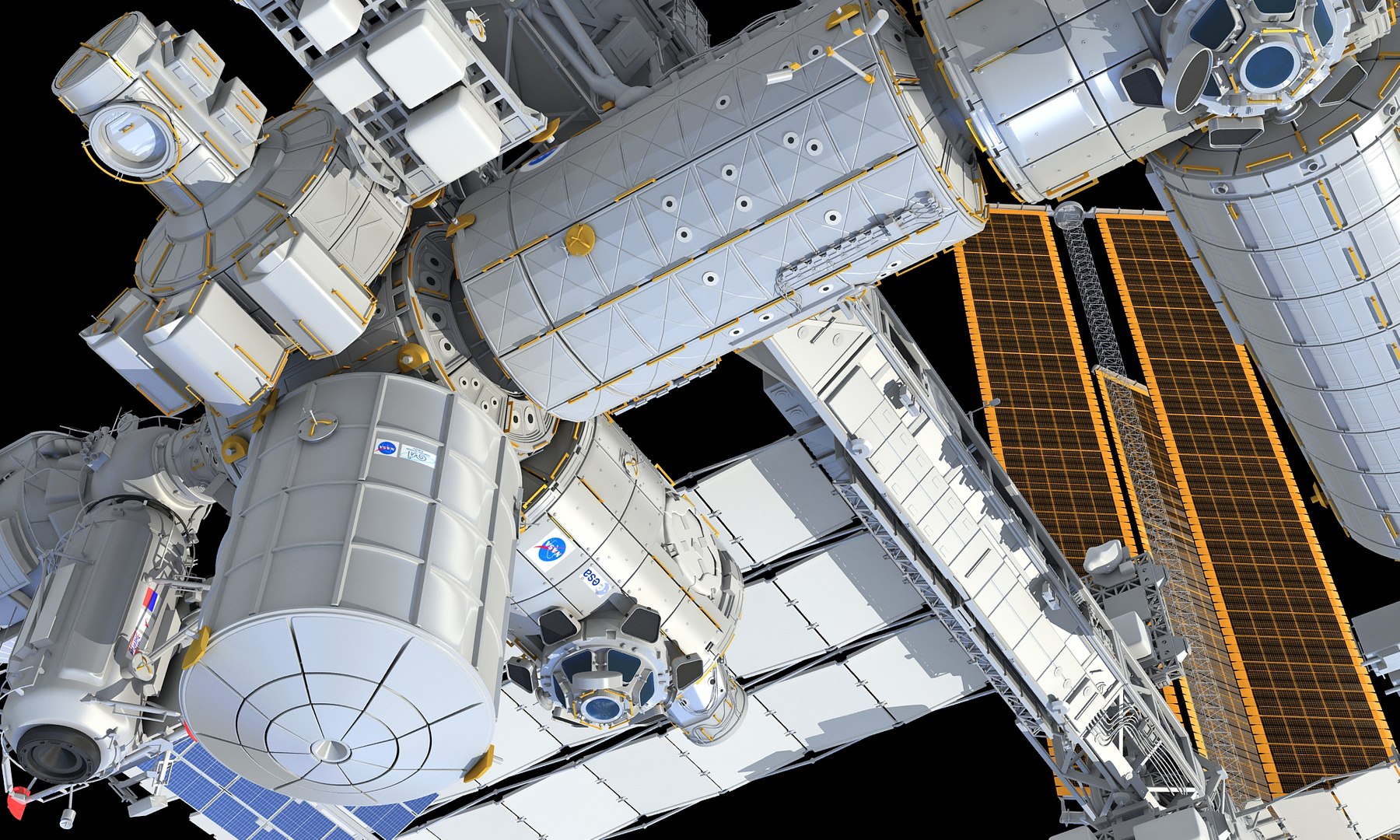 3D iss international space station model - TurboSquid 1402743