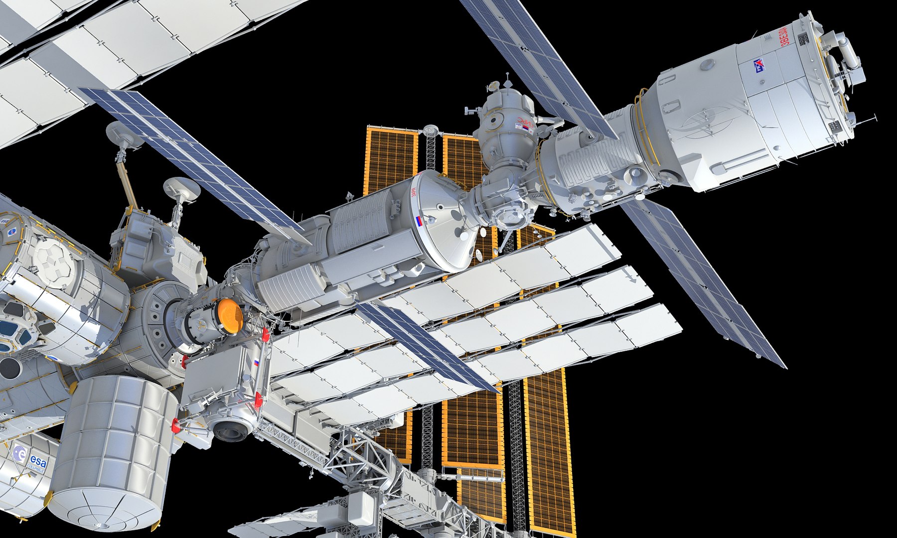 3D iss international space station model - TurboSquid 1402743