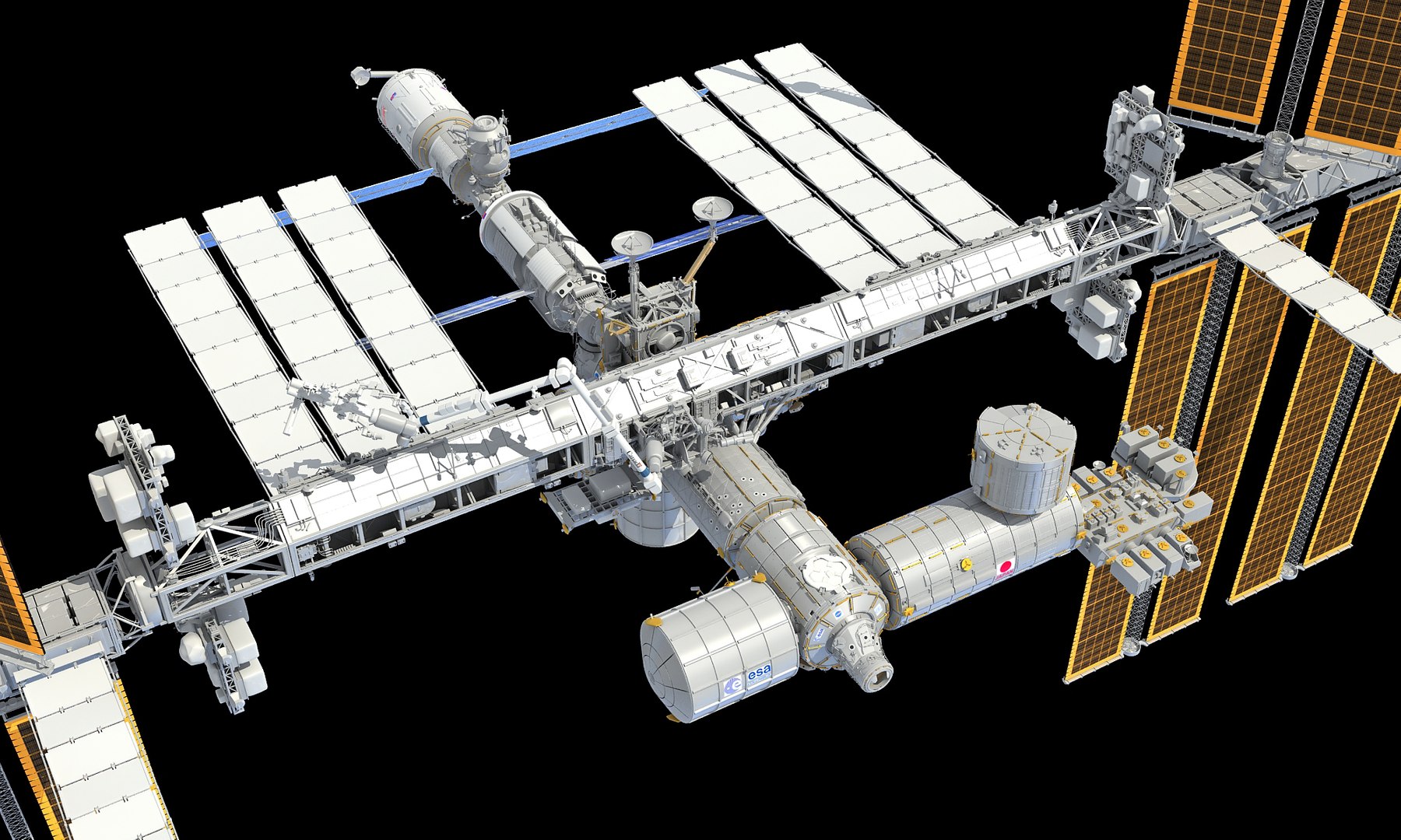 3D iss international space station model - TurboSquid 1402743