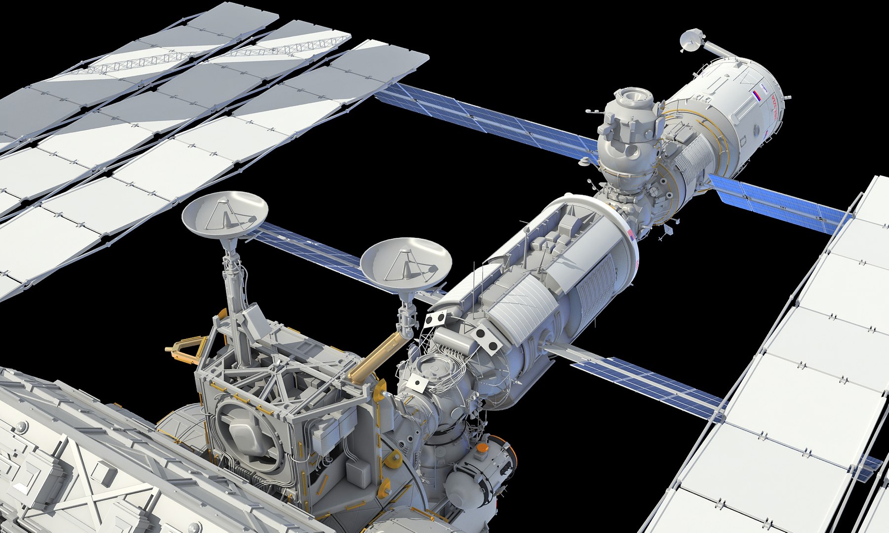 3D iss international space station model - TurboSquid 1402743