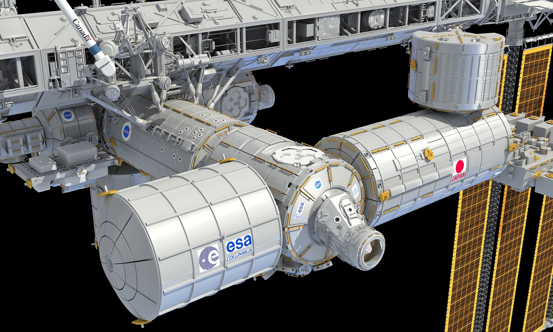 3D iss international space station model - TurboSquid 1402743