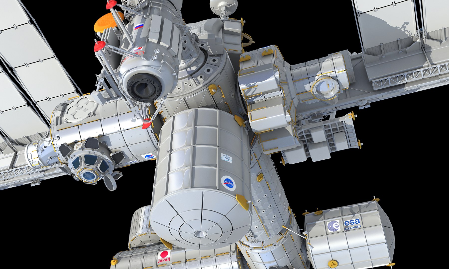 3D iss international space station model - TurboSquid 1402743