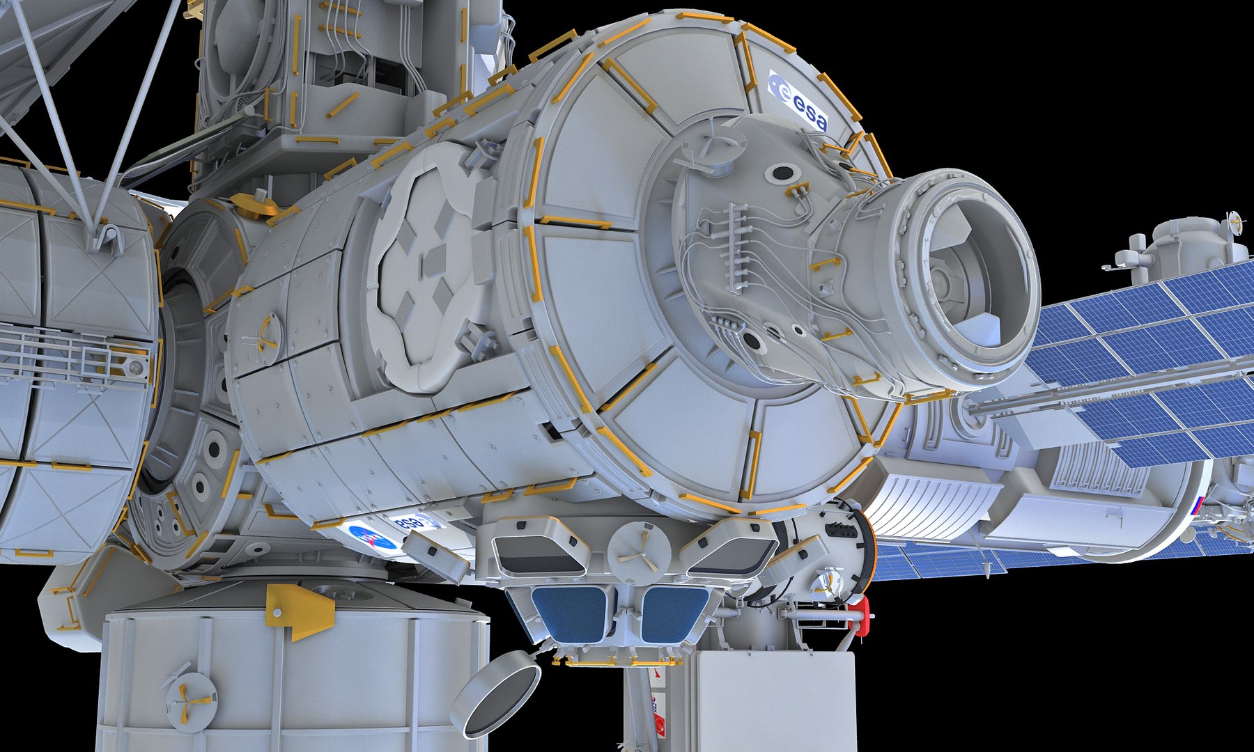 3D iss international space station model - TurboSquid 1402743