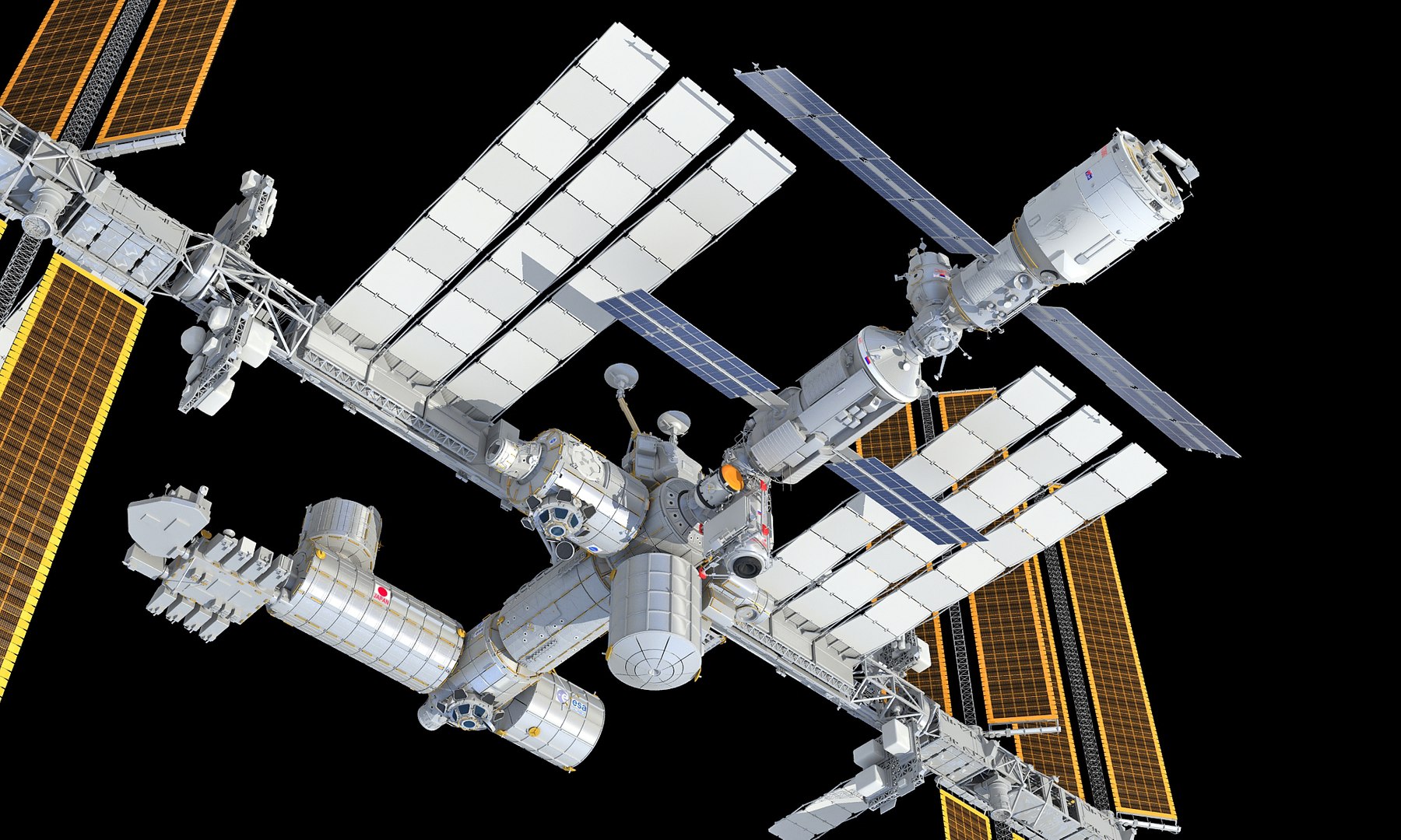 3D iss international space station model - TurboSquid 1402743
