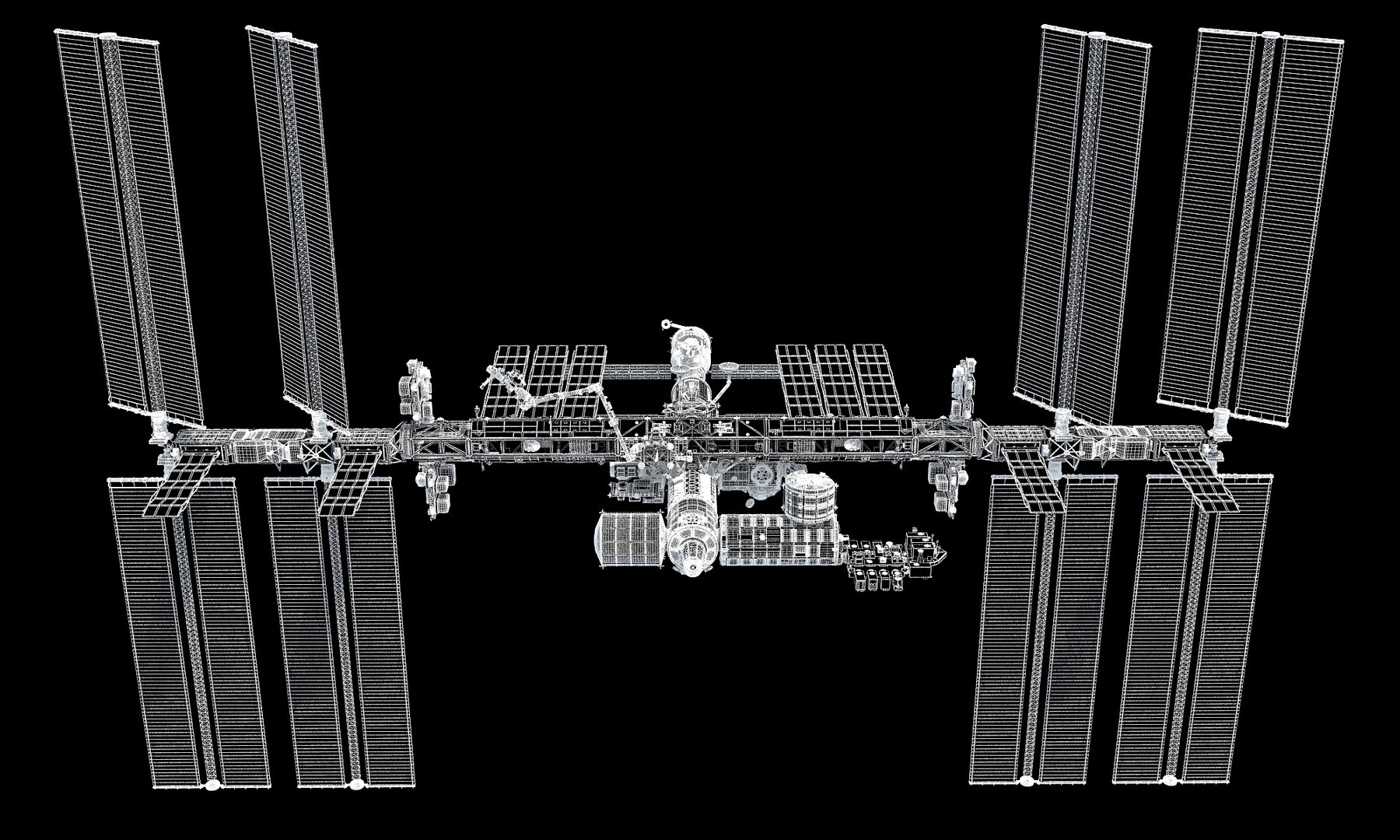 3D iss international space station model - TurboSquid 1402743