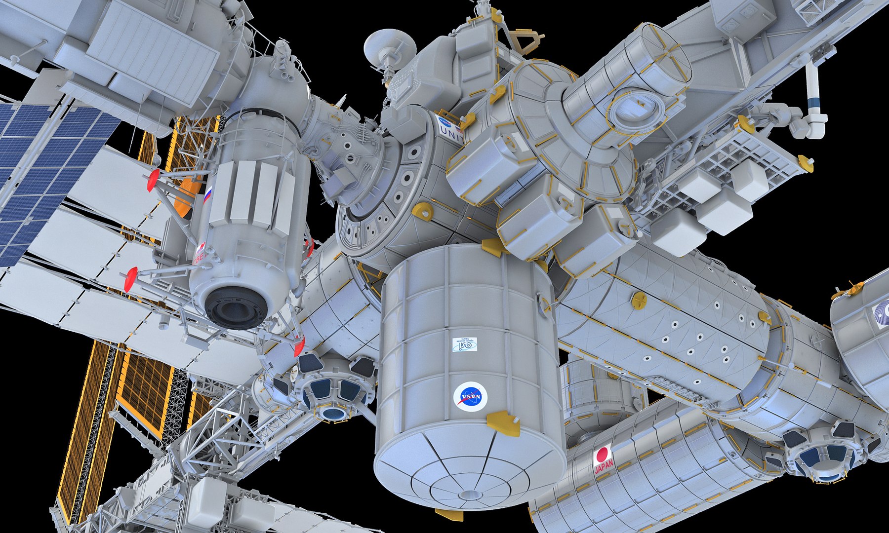 3D iss international space station model - TurboSquid 1402743