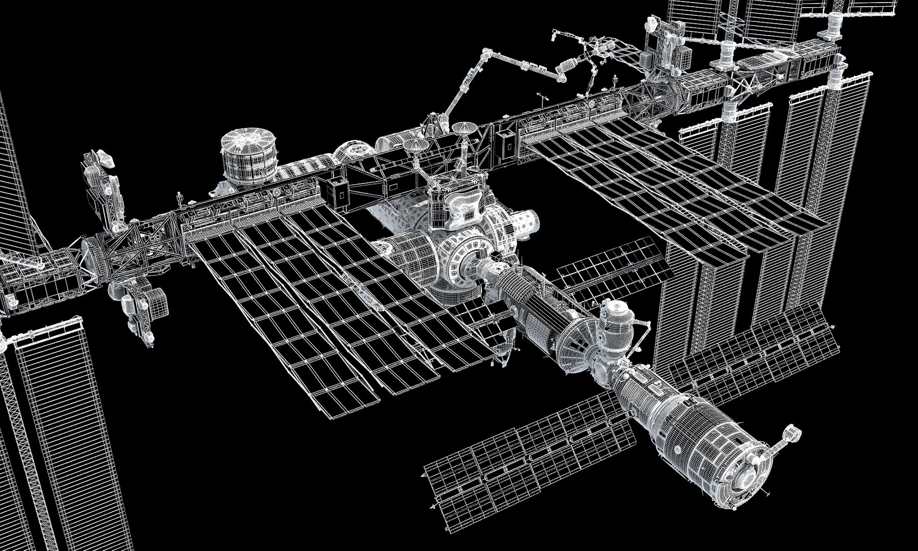 3D iss international space station model - TurboSquid 1402743