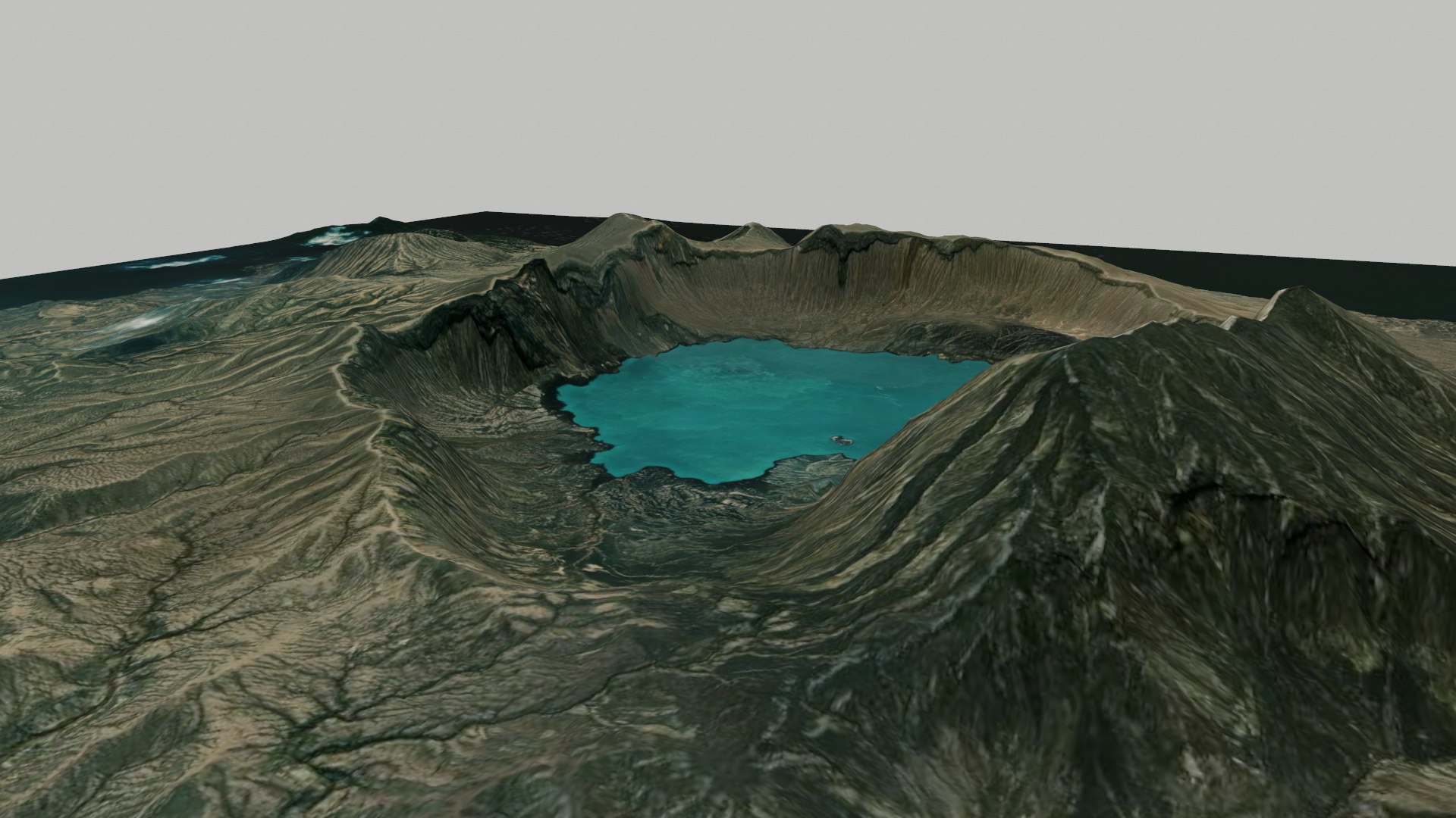 Mountain landscape Taal Volcano 3D model - TurboSquid 2156686