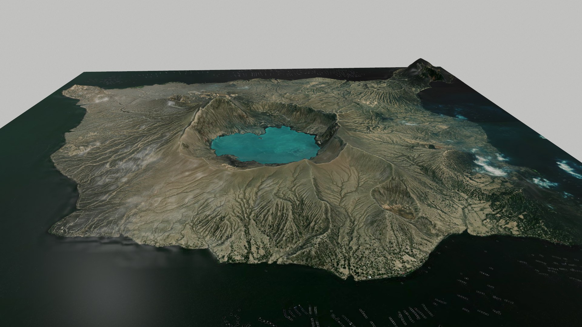 Mountain landscape Taal Volcano 3D model - TurboSquid 2156686